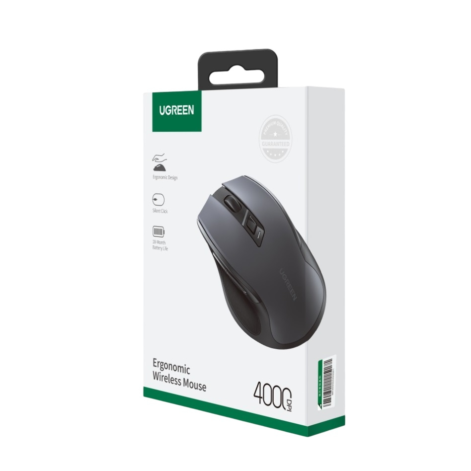 UGREEN MU006 2.4G SILENT WIRELESS MOUSE WITH 6 BUTTONS & 4000 DPI ...