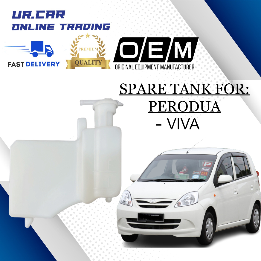 PERODUA VIVA WATER RADIATOR COOLANT SPARE TANK BOTTLE PREMIUM QUALITY ...