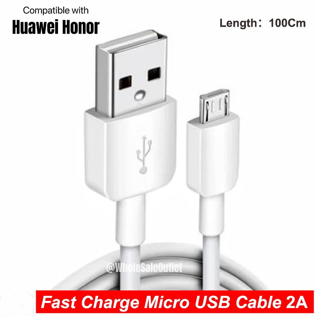 For Huawei Honor AP70 2.0A FAST CHARGE MICRO USB DATA CABLE -1METER ...