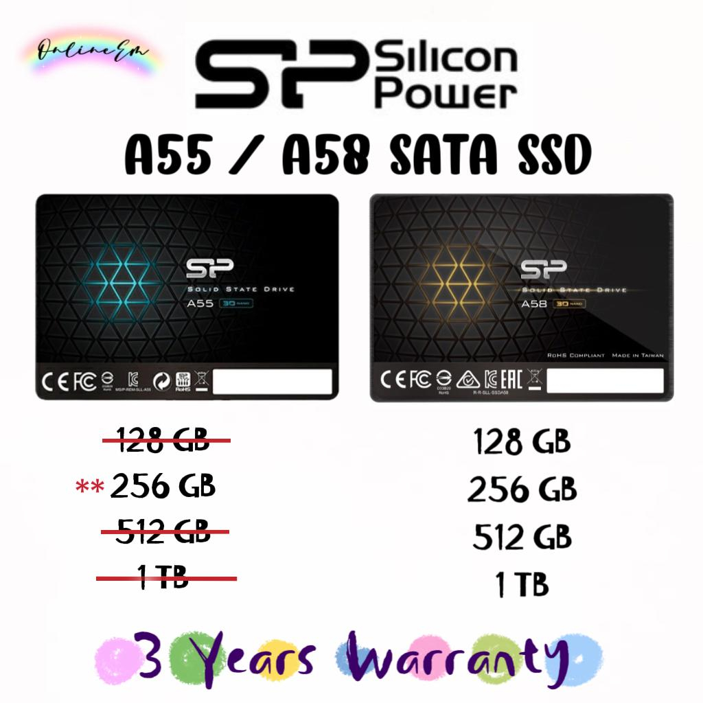 Silicon Power A58 SSD 3D TLC NAND SATA III 2.5" Internal ( 128GB ...