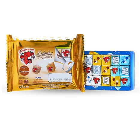 [READY STOCK] Belcubes The Laughing Cow Cubes Blue/Yellow | Shopee Malaysia