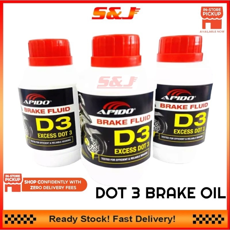 Brake oil Dot3 300ml MOTOCYCLE BRAKE FLUID DOT 4 | Shopee Malaysia
