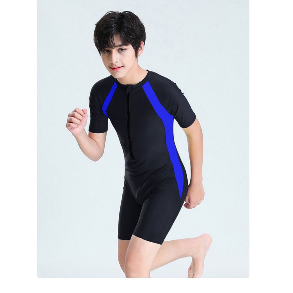 Unisex Swimsuit for Girls and Boys Swimwear Sun Protection Kids Diving ...