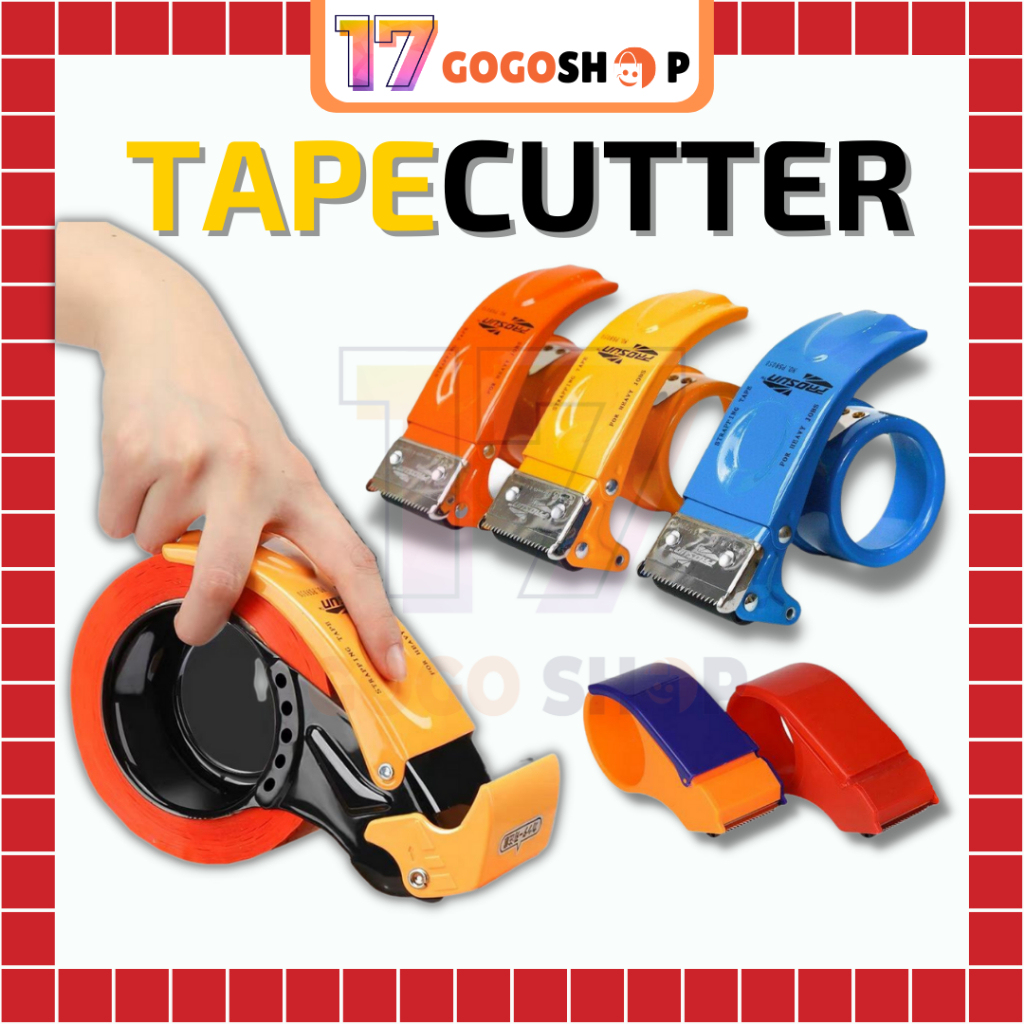 Tape Cutter Dispenser 40-60mm Metal Tape Dispenser Holder Cutter ...