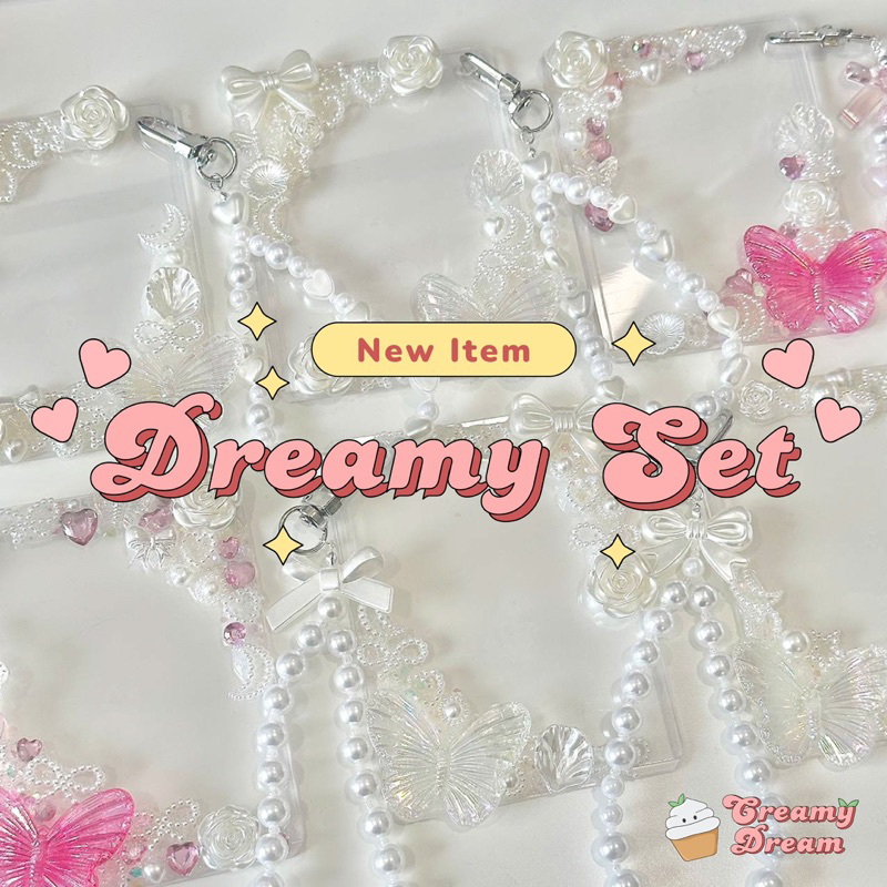[ creamydream ] Dreamy set toploader + keychain | Shopee Malaysia