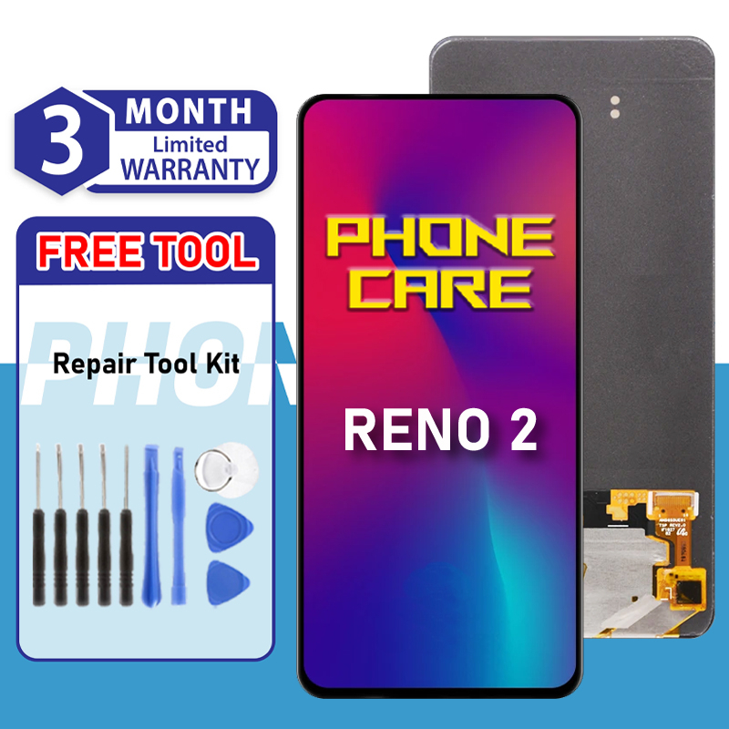 COMPATIBLE FOR OLED OPPO RENO 2 LCD TOUCH SCREEN DIGITIZER DISPLAY ...