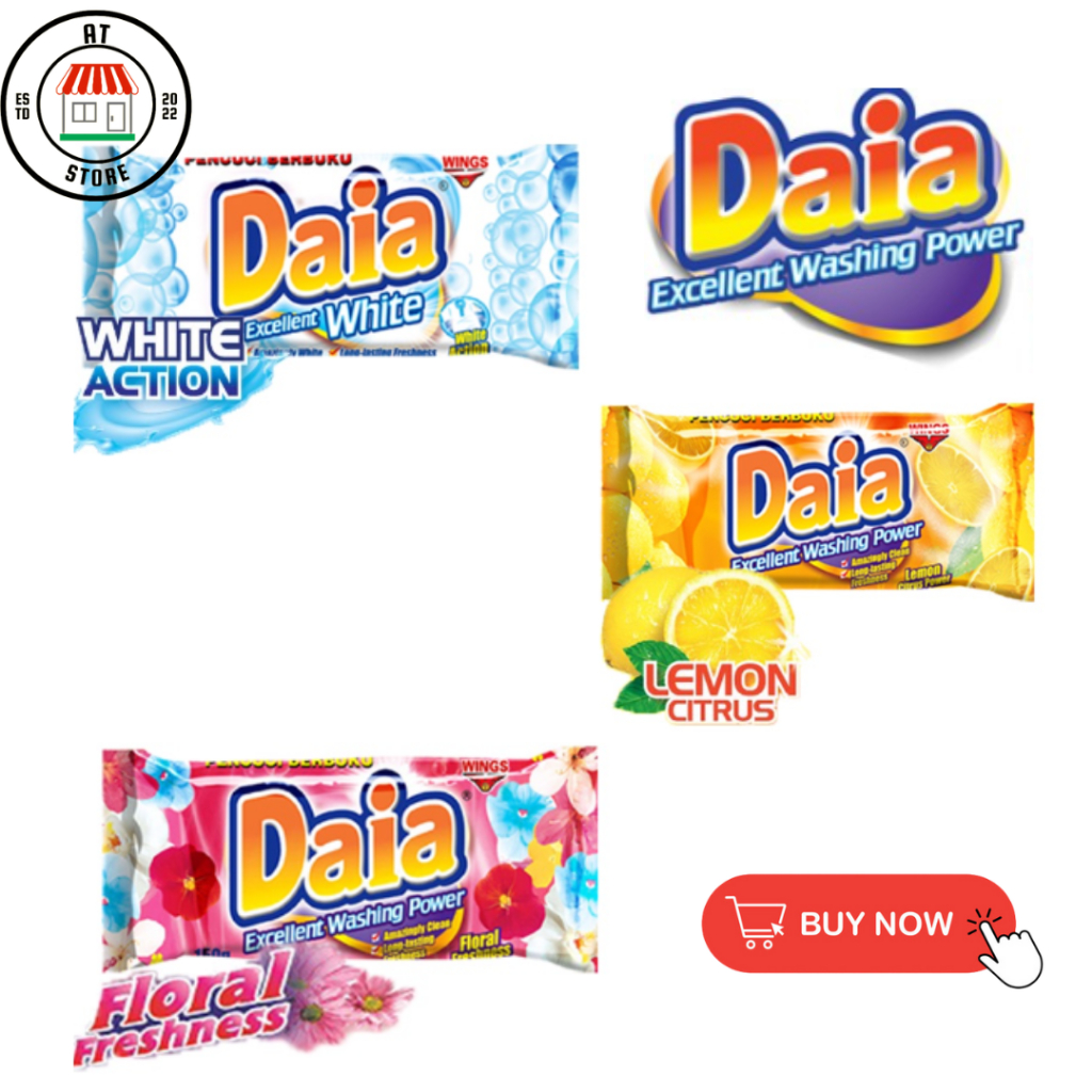 DAIA BAR DETEGENT DAIA SABUN BUKU 150 X 3piece Pkt Laundry Bar Soap ...