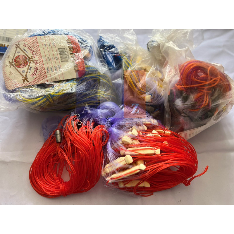 A-Z Online Store Jaring Pukat Tangsi 6A dengan Pelampung Fishing Net ...