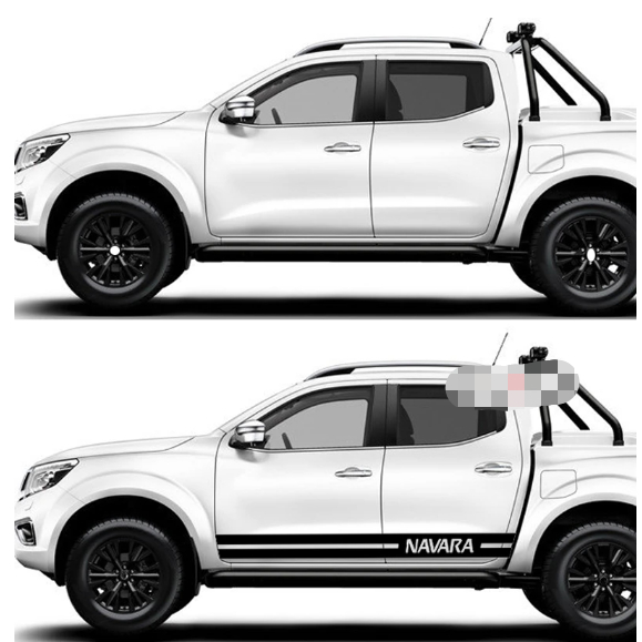 Nissan Navara trunk side body sticker | Shopee Malaysia