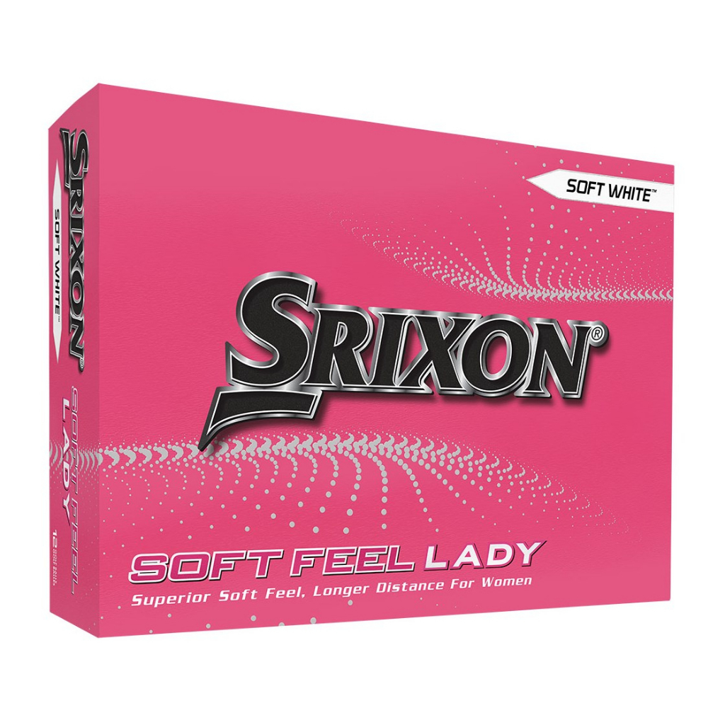 Srixon Lady Soft Feel Golf Ball - White / Pink | Shopee Malaysia