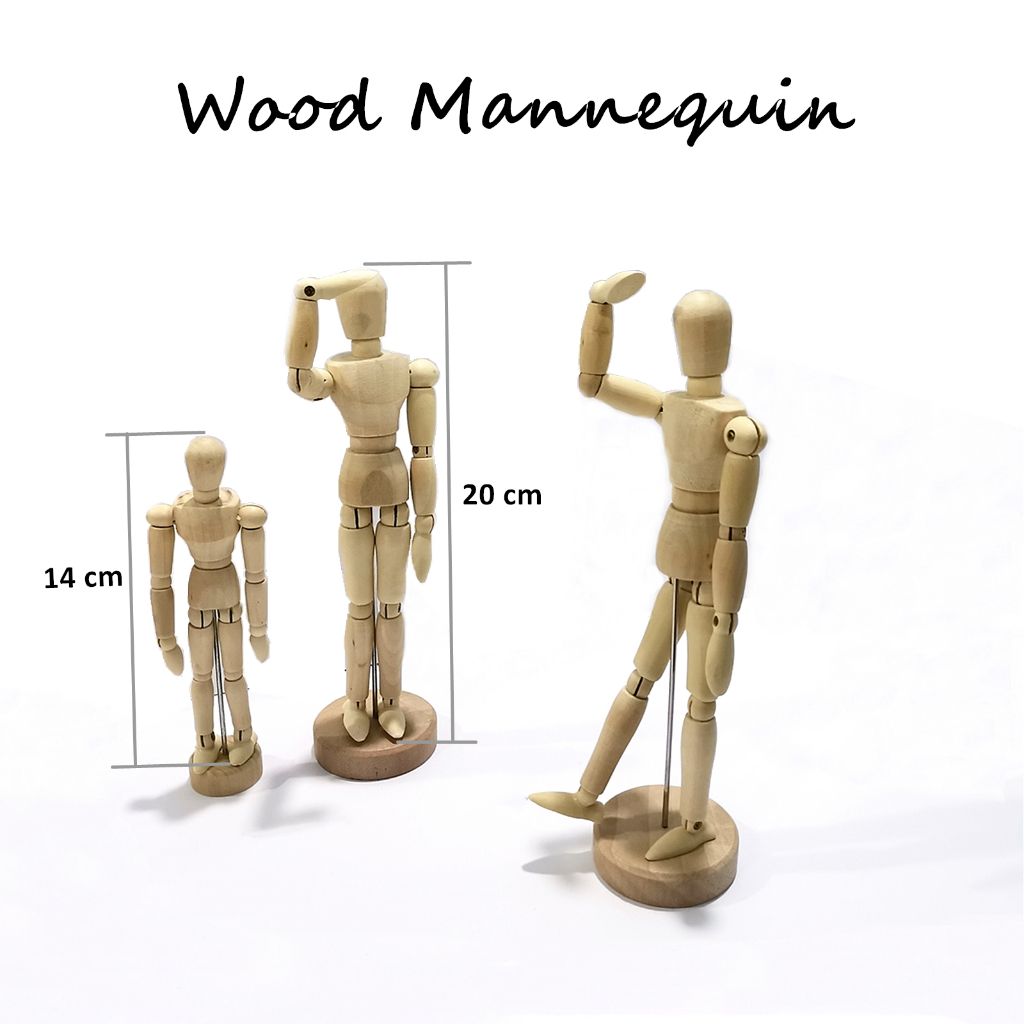[Male] Movable Wooden Mannequin | Human Mannequin | Artist Wooden ...