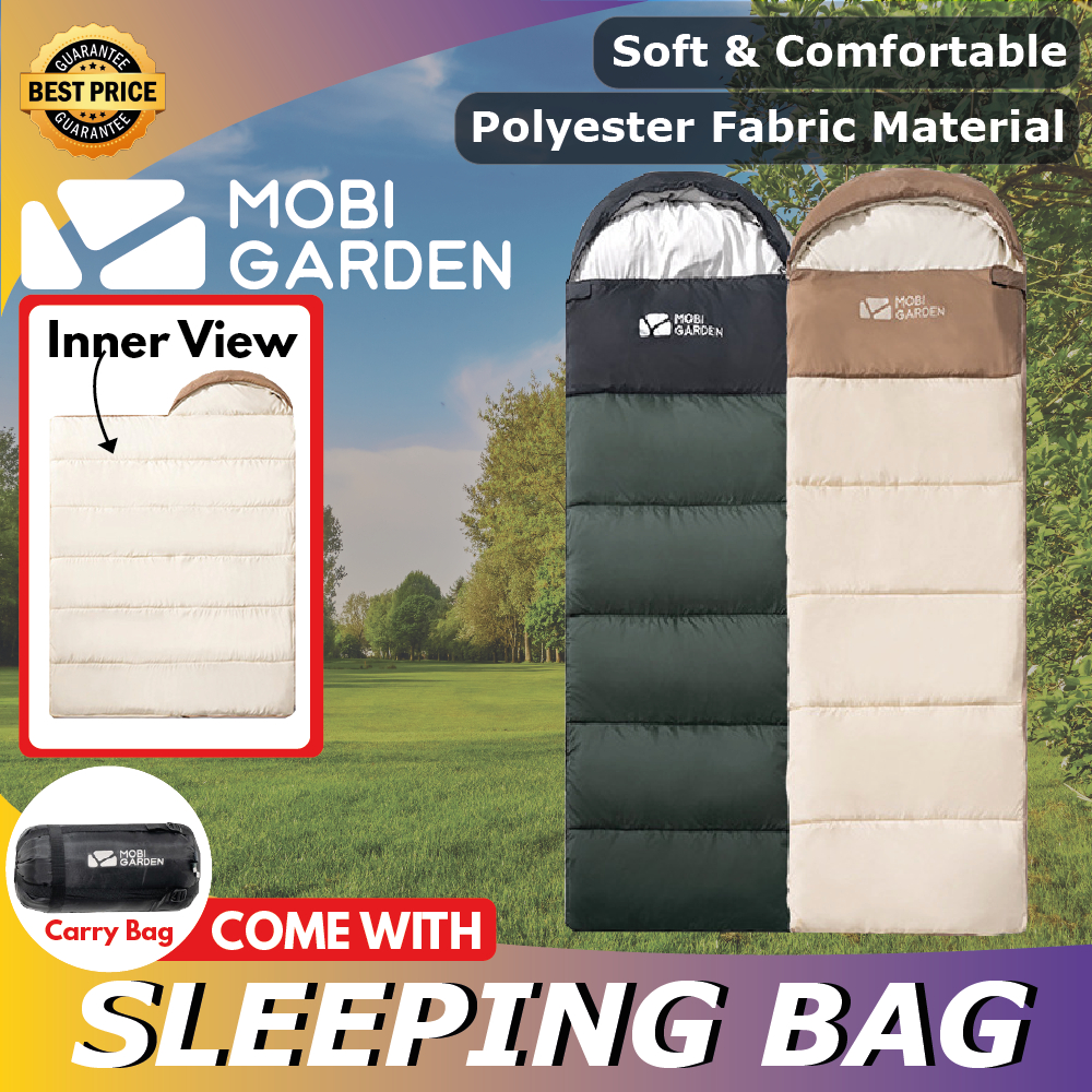 Mobi Garden Camping Sleeping Bag tebal Outdoor Camping pad beg tidur ...
