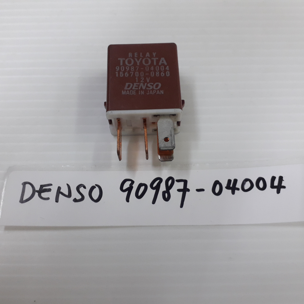 (1PCS DENSO 90987-04004) (5PIN) (UNIVERSAL) (DC12V) RELAY TOYOTA AIR ...