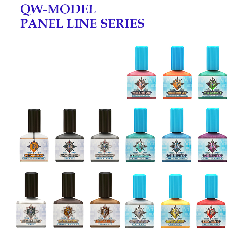 [QW-MODEL] PANEL LINE SERIES [WATER BASE] FOR PLASTIC MODEL KITS TOOLS ...
