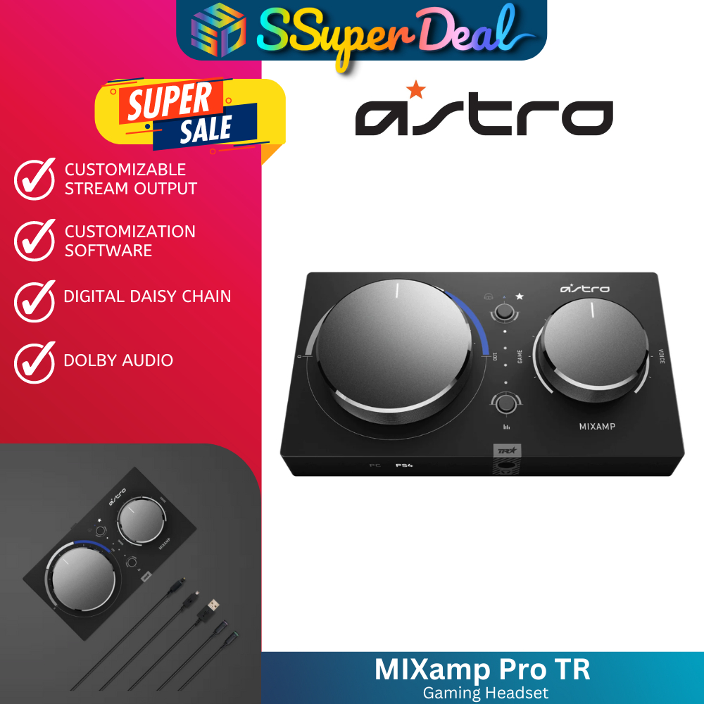 Logitech | ASTRO MixAmp Pro TR for PlayStation & PC/Mac | Shopee Malaysia