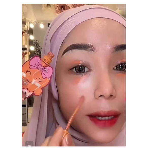 Bihan Girly Makeup BGM Orange Corrector Coverage Oren Acne Dark Circle ...