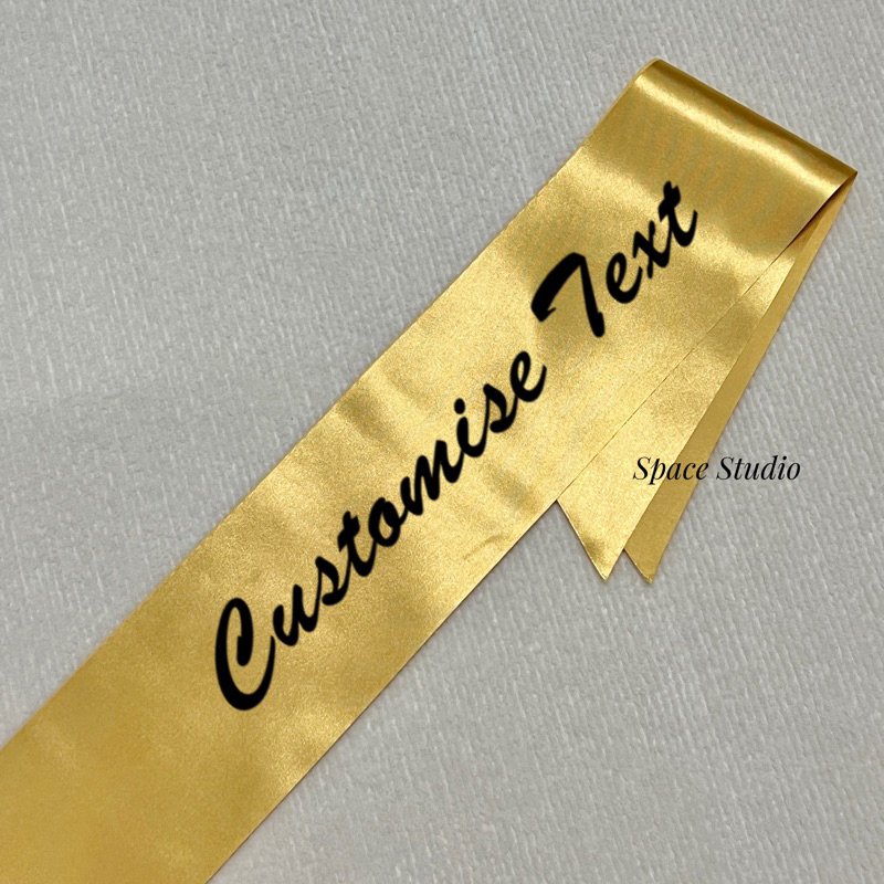 Customize Party Sash / Servis Custom Selempang / Adult / Child ...