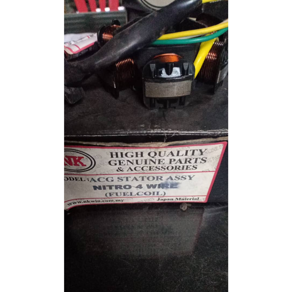 ACG STATOR ASSY NITRO 4 WIRE (FUEL COIL) | Shopee Malaysia
