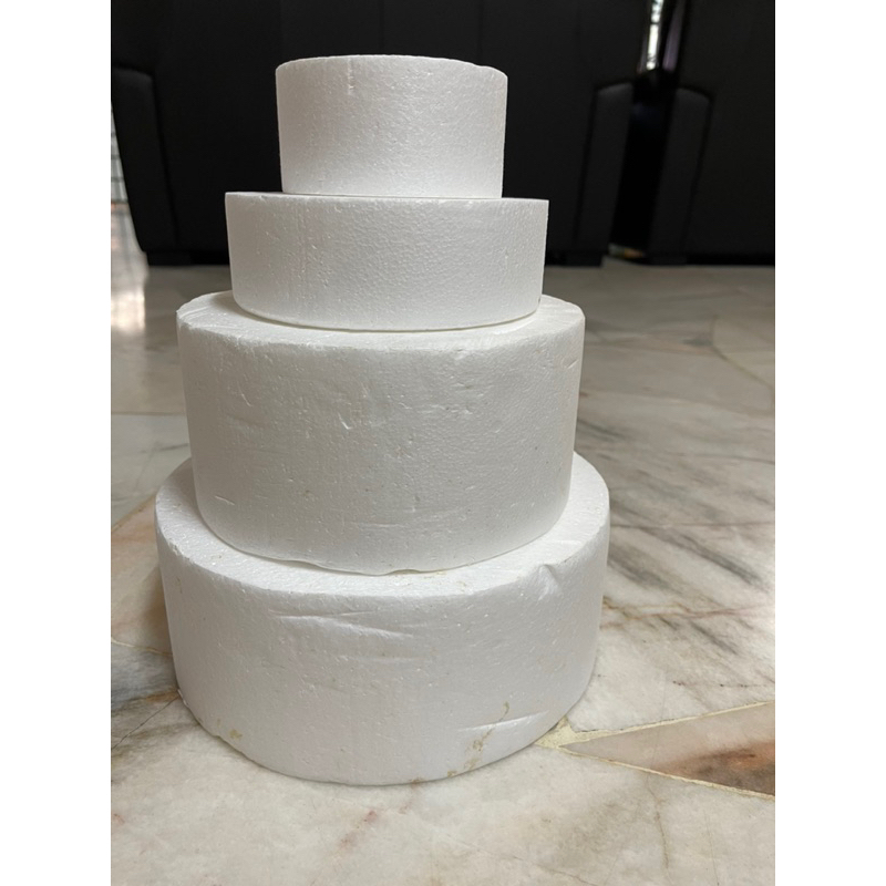 READY STOCK 4/6/8/9.5inch Prosthetic Foam Cake Model Cake DIY Modeling ...
