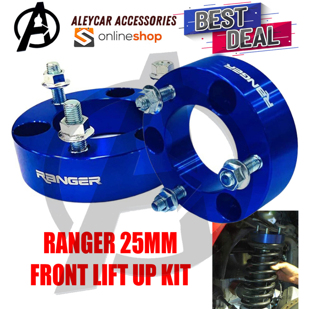 25MM FORD RANGER T6/T7 Front Lift Up Kit Coil Spring Shock Strut Spacer ...