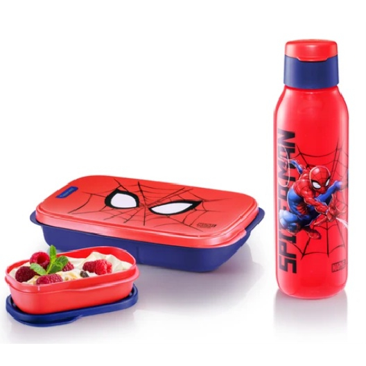 Tupperware Avenger Marvel Spiderman Eco Bottle Lunch Box Set - 1 set ...