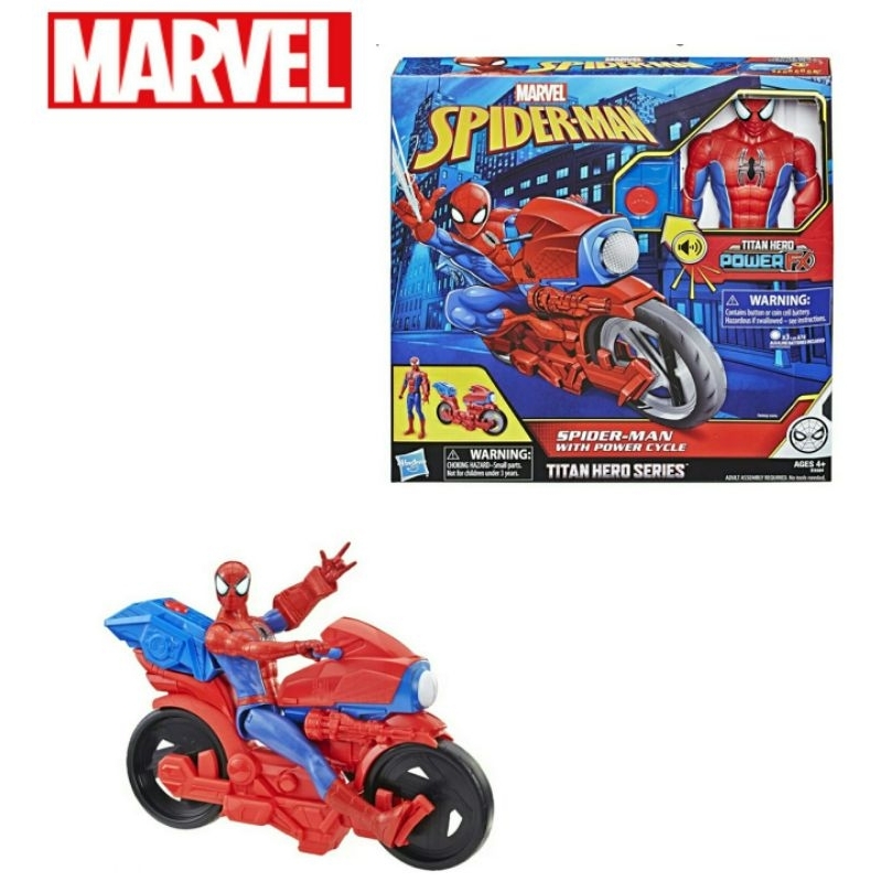 Spider-Man Titan Hero Series Figure with Power Cycle | Shopee Malaysia