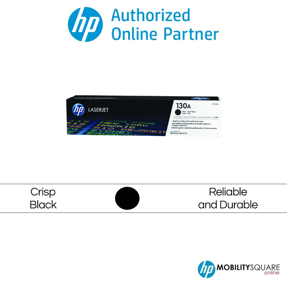 HP 130A Original Laserjet Toner CF350A/CF351A/CF352A/CF353A | Shopee ...