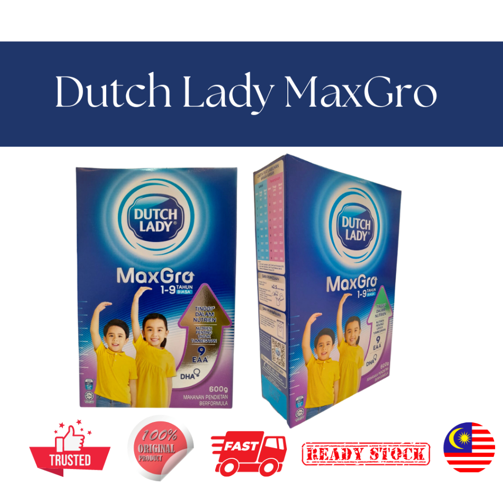 DUTCH LADY MAXGRO 600G [EXPIRED NOVEMBER 2024] | Shopee Malaysia