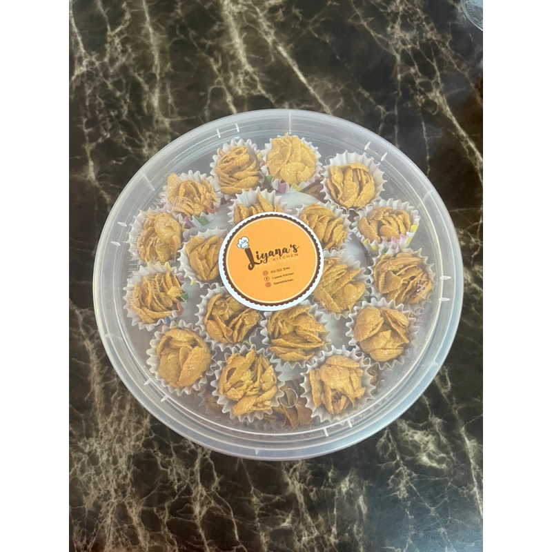 Honey Almond Cornflakes Kuih Raya | Shopee Malaysia