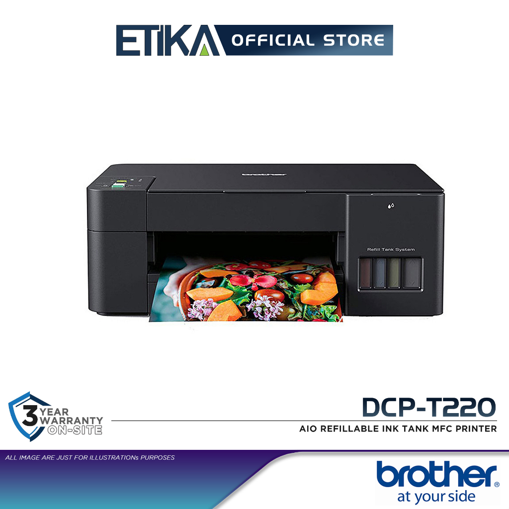 Brother DCP-T220 Ink Tank Printer | A4 Print, Scan, Copy | Shopee Malaysia