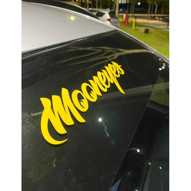 MOONEYES LOGO VINYL CAR STICKER AKSESORI KERETA STICKERS | Shopee Malaysia
