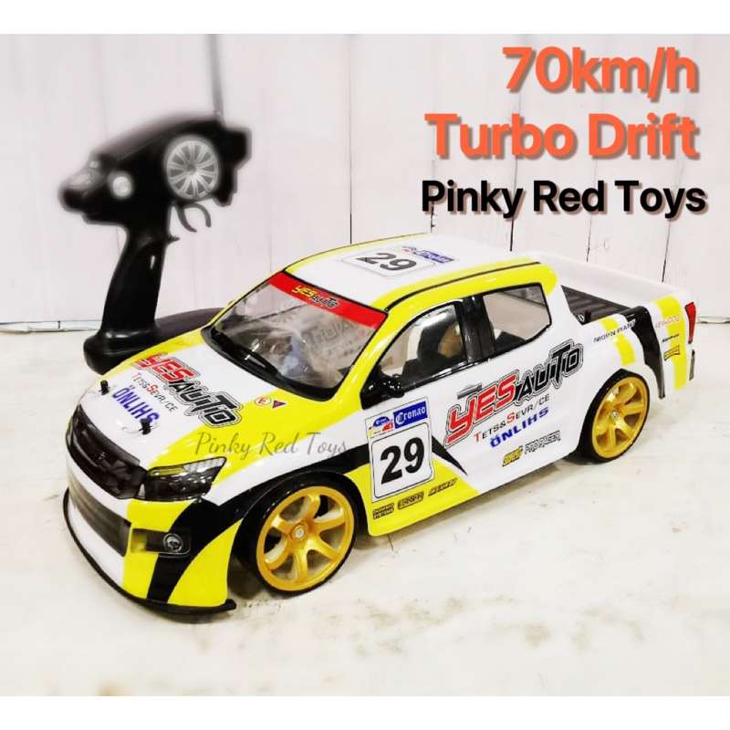 TURBO 4WD RC Car DRIFT HILUXX DMAXx 2.4g 9v scale 1.10 70km/h big saiz ...