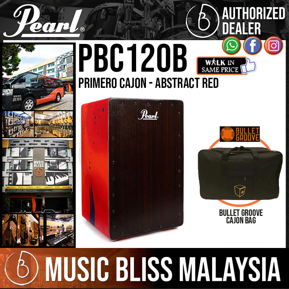 Pearl Primero Cajon - Abstract Red (PBC-120B / PBC120B) | Shopee Malaysia