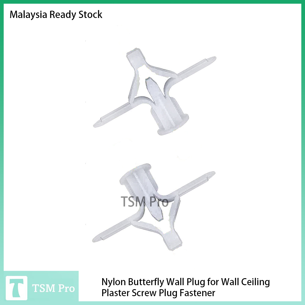 Heavy Duty Nylon Butterfly Wall Plug for Hollow Partition Wall Ceiling ...