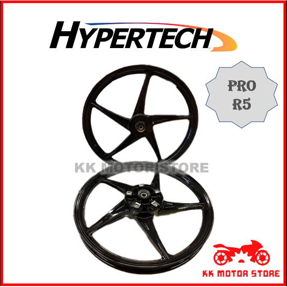 (100% ORIGINAL !!!) SPORT RIM HYPERTECH PRO R5 BLACK SIAP BEARING AND ...