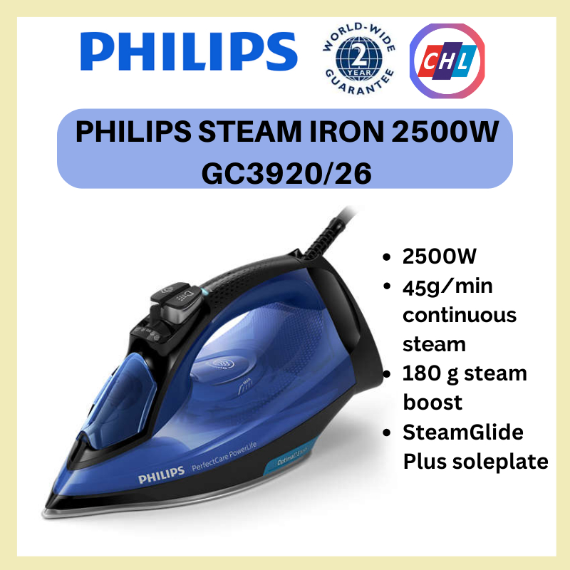 PHILIPS (HOT ITEM) PERFECT CARE STEAM IRON GC3920/26- PHILIPS 2 YEARS ...