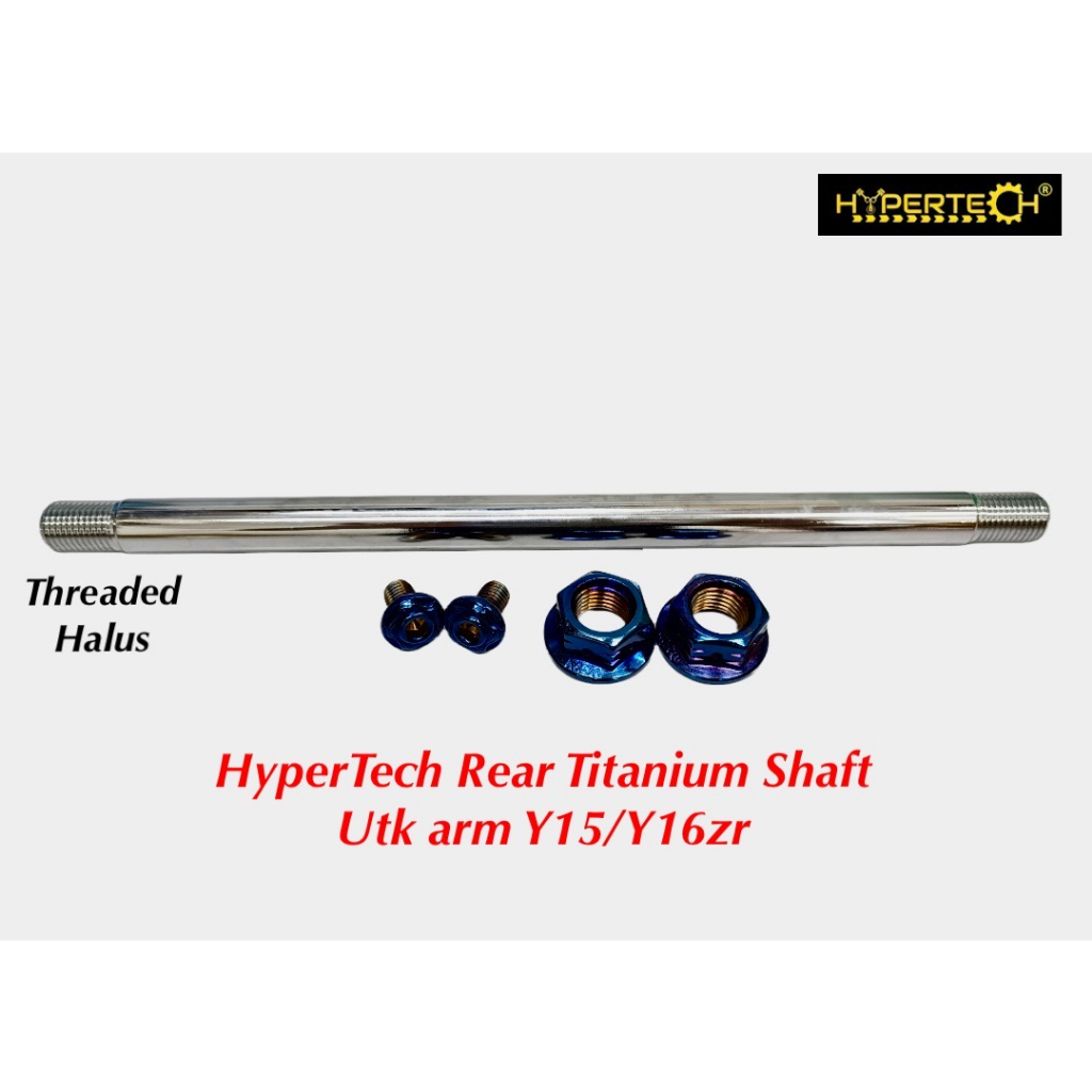Hypertech Rear Titanium Shaft for Hypertech Arm Y15/Y16 TITANIUM BIRU ...