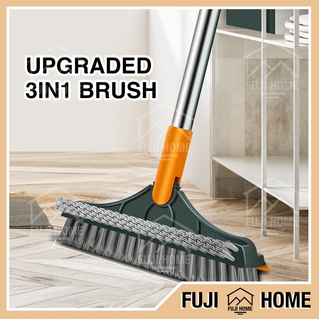 🏠READY STOCK🏠3IN1 Toilet Brush Magic Scrub Broom Penyapu Lantai ...
