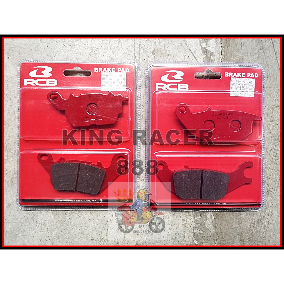 RCB Front / Rear Brake Pad E SERIES Y15ZR LC135 5S BELANG FZ150 LC5S ...