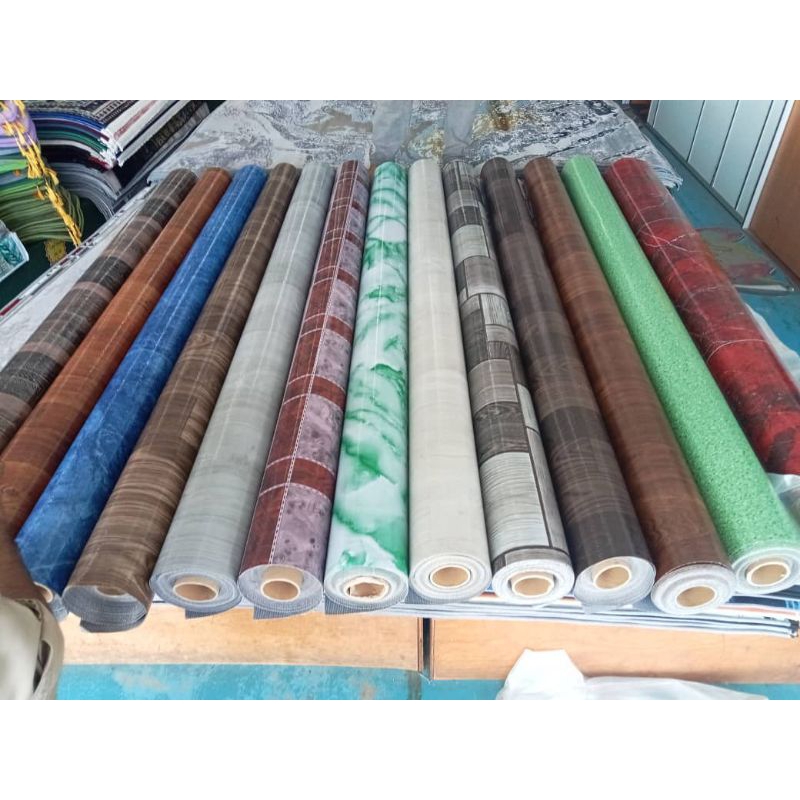 Tikar Getah 6Kaki Getah Lantai potong meter tikar getah Tebal 0.80mm ...