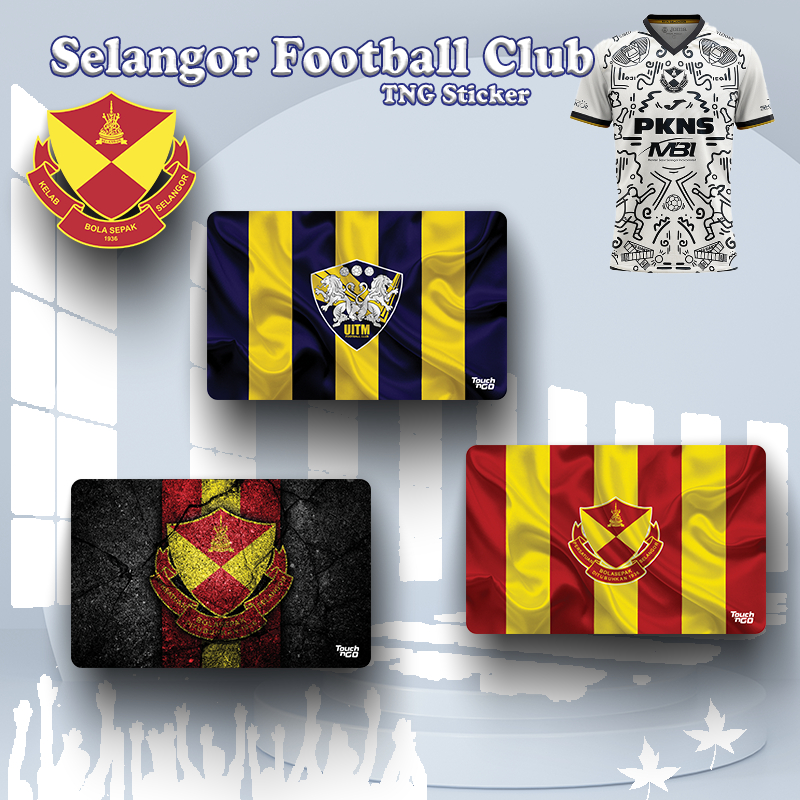 Selangor Football Club - Tng Touch N Go Sticker/Bank Card Sticker Cover ...