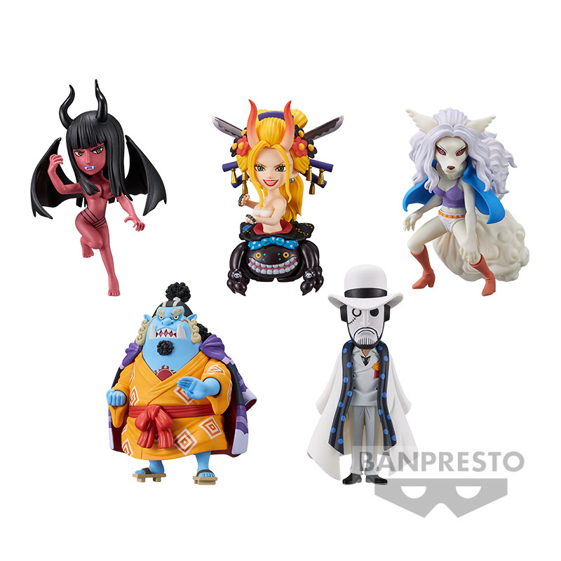 BANPRESTO WCF ONE PIECE [ROBIN/BLACK MARIA/JINBE/CP0/WANDA] ]WORLD COLLECTABLE FIGURE -WANOKUNI ...