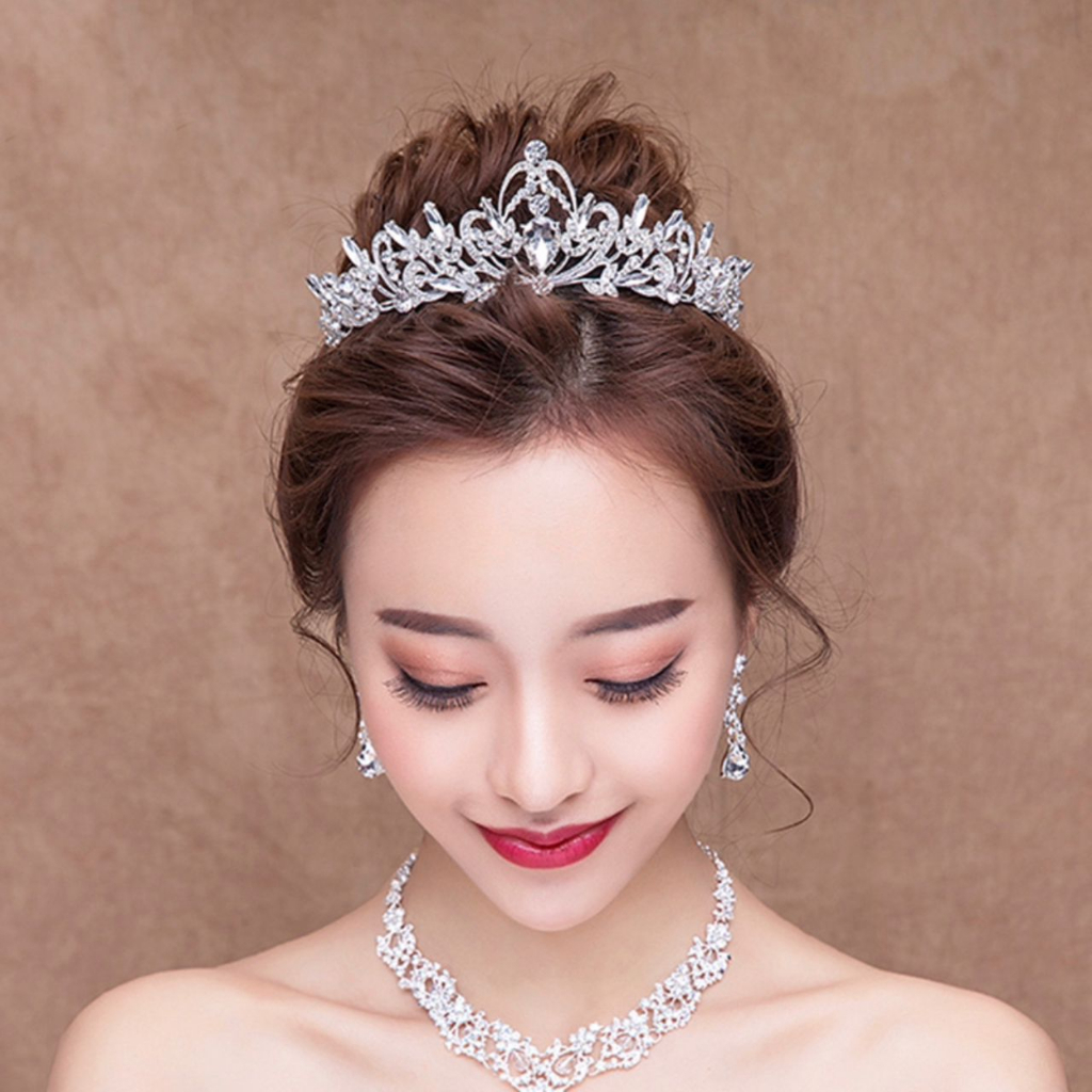Crystal Tiara Headband Bridal Crown for Wedding Hair Headdress /Dinner ...