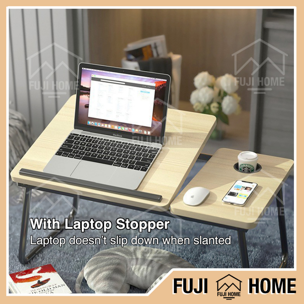 🏠READY STOCK🏠Laptop Holder Foldable Laptop Desk Anti-slip Bed Mini ...