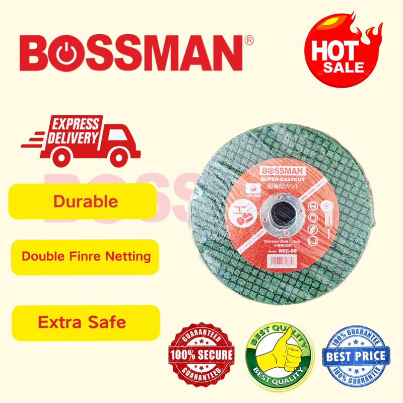 LS GEMILANG #50pcs# 4'' stainless steel green BOSSMAN KAKC BSE105-FG2 ...