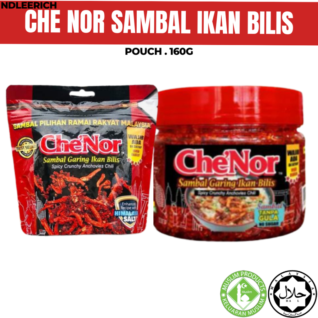 CHE NOR Sambal Garing Ikan Bili Che Nor Sambal Garing Ikan Bilis Sambal ...