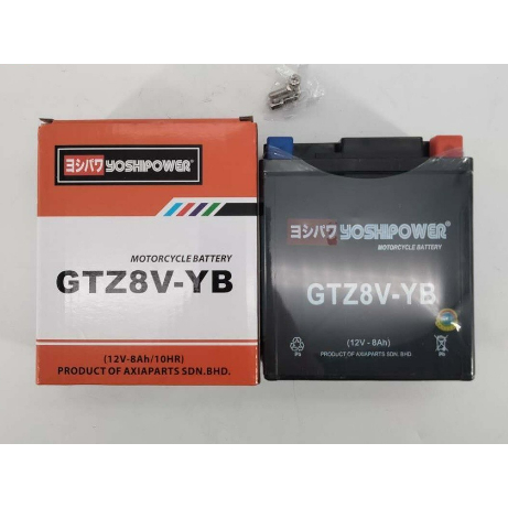 GTZ8V YB YTZ8 YOSHIPOWER BATTERY ( GEL TYPE ) R25 XMAX 250 MT25 KLX450 ...