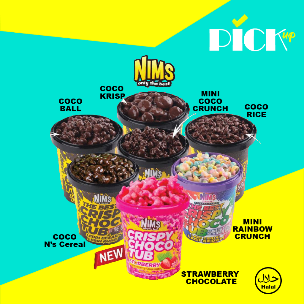 NIMS CRISPY CHOCO TUB - Mini Coco Crunch / Coco Ball / Coco Rice【HALAL ...