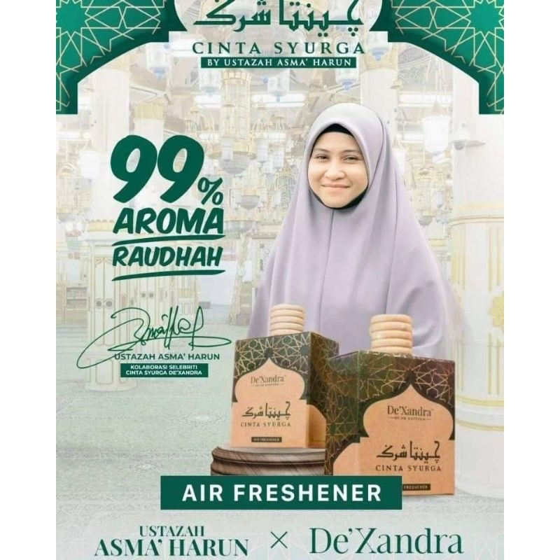 WANGIAN RAUDAH 10ml - Air Freshener Cinta Syurga DEXANDRA - RINDU ...