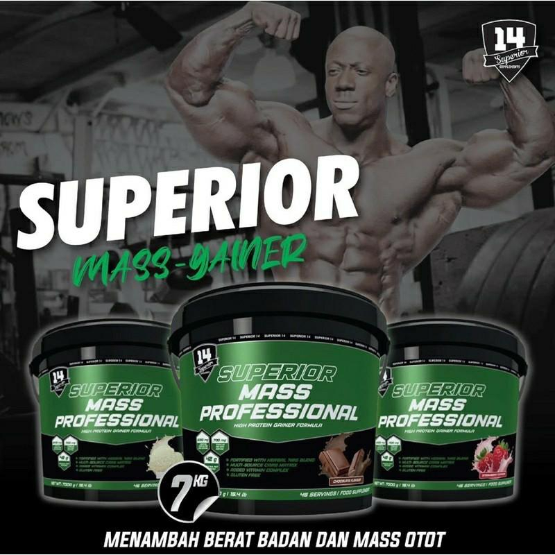 Superior Mass Big Bucket 7KG All-In-One Mass Gainer New Edition ...